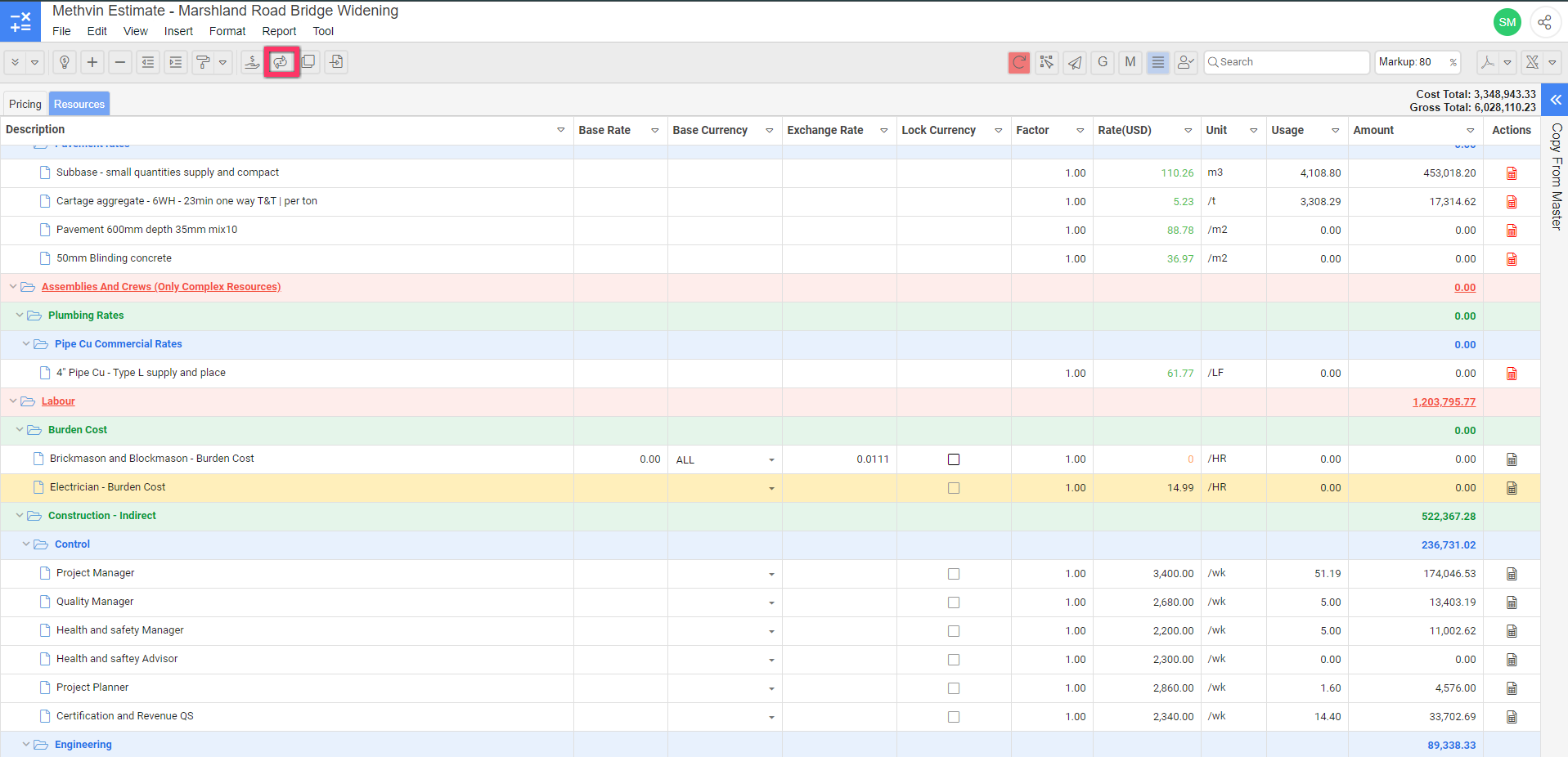Estimating User Guide Estimating User Guide